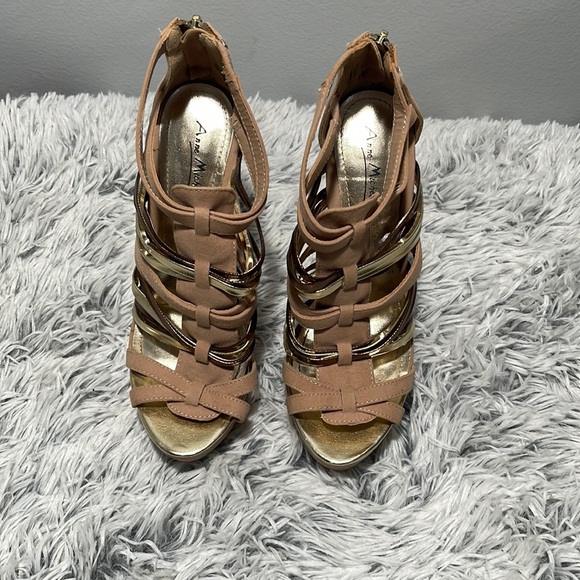 Anne Michelle | Shoes | Vintage Anne Michelle High Heels Sandals Size 6 ...
